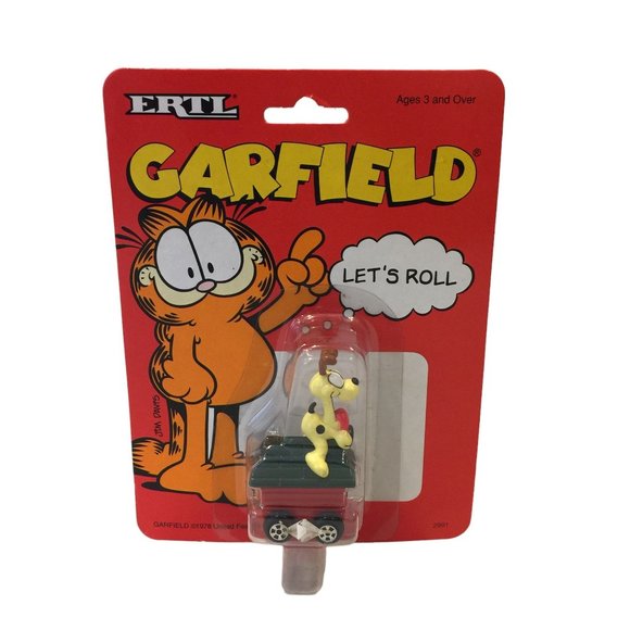 Ertl | Toys | Garfield 99 Lets Roll Odie On A Wheeled Doghouse Ertl ...